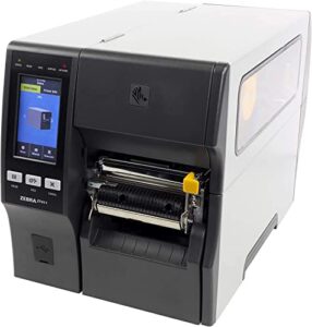 zebra zt411 300 dpi thermal transfer industrial printer, includes peeler with full rewind, print width 4 in, ethernet bluetooth serial usb connectivity zt41143 – jttands