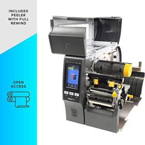 Zebra ZT411 300 dpi Thermal Transfer Industrial Printer, Includes Peeler with Full Rewind, Print Width 4 in, Ethernet Bluetooth Serial USB Connectivity ZT41143 - JTTANDS