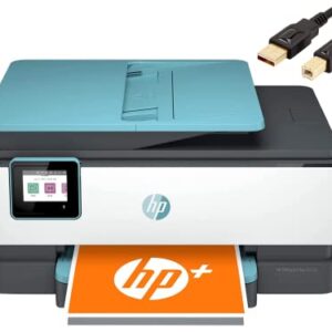 HP OfficeJet Pro 80 28e All-in-One Wireless Color Inkjet Printer, Print Scan Copy Fax, Ethernet, 20 ppm, Auto 2-Sided Printing, 4800 x 1200 dpi, Blue (Renewed)