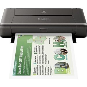 canon pixma ip110 inkjet 9600 x 2400dpi wi-fi photo printer (renewed)