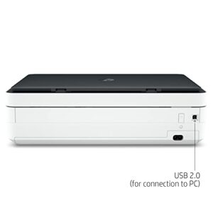 HP Envy 6075 Wireless All-in-One Color Inkjet Printerfor Home Office, White/Black - Print Scan Copy - 10 ppm, 4800 x 1200 dpi, Auto 2-Sided Printing, Borderless Printing