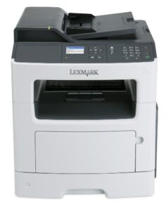 lexmark mx310dn compact all-in one monochrome laser printer, network ready, scan, copy, duplex printing and professional features