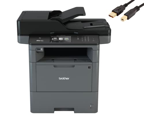 Brother MFC-L68 00DW All-in-One Wireless Monochrome Laser Printer, Print Copy Scan Fax, Multifunction, Duplex Print, Mobile Printing & Scanning, Durlyfish