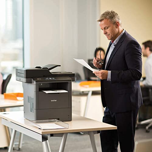 Brother MFC-L68 00DW All-in-One Wireless Monochrome Laser Printer, Print Copy Scan Fax, Multifunction, Duplex Print, Mobile Printing & Scanning, Durlyfish