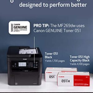 Canon imageCLASS MF269dw - All-in-One, Wireless, Mobile-Ready Laser Printer, with Duplex Automatic Document Feeder, Up to 30 Pages Per Minute and High Yield Toner Option