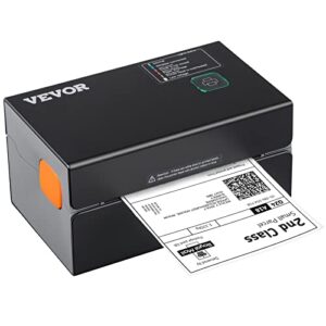 VEVOR Thermal Label Printer HD(300DPI), Shipping Label Printer w/Auto Label Recognition, Support Windows/MacOS/Linux/Chromebook, Compatible w/USPS, Amazon, Ebay, Etsy, UPS etc.