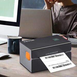 VEVOR Thermal Label Printer HD(300DPI), Shipping Label Printer w/Auto Label Recognition, Support Windows/MacOS/Linux/Chromebook, Compatible w/USPS, Amazon, Ebay, Etsy, UPS etc.