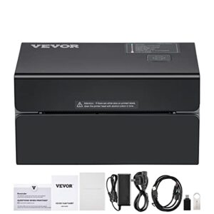 VEVOR Thermal Label Printer HD(300DPI), Shipping Label Printer w/Auto Label Recognition, Support Windows/MacOS/Linux/Chromebook, Compatible w/USPS, Amazon, Ebay, Etsy, UPS etc.