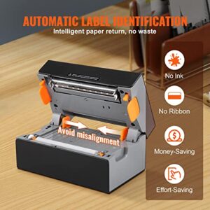 VEVOR Thermal Label Printer HD(300DPI), Shipping Label Printer w/Auto Label Recognition, Support Windows/MacOS/Linux/Chromebook, Compatible w/USPS, Amazon, Ebay, Etsy, UPS etc.