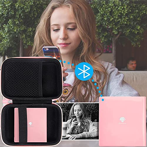 Leayjeen Printers Case Compatible with Phomemo/Memoking/Ponek/SUNLONG M02 Portable Pocket Printer and Mini Bluetooth Wireless Thermal Sticker Printer(Case Only)