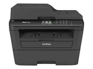 brother monochrome laser printer, compact all-in one printer, multifunction printer, mfcl2720dw, wireless networking and duplex printing, amazon dash replenishment ready, black