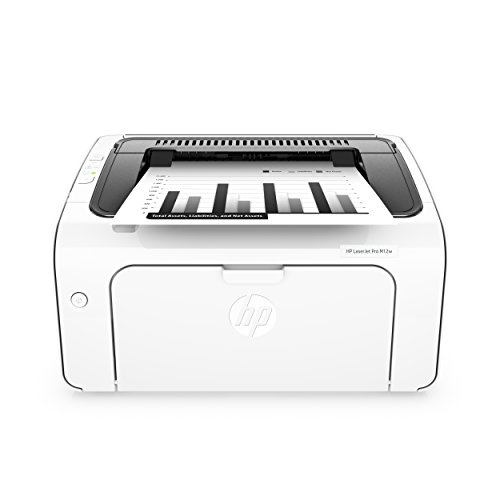 HP Laserjet Pro M12w Wireless Laser Printer, Amazon Dash Replenishment Ready (T0L46A)