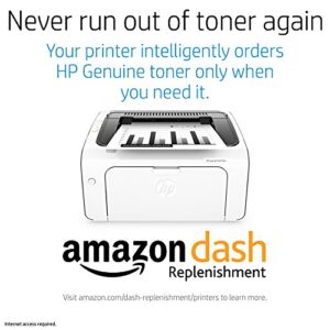 HP Laserjet Pro M12w Wireless Laser Printer, Amazon Dash Replenishment Ready (T0L46A)