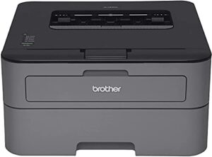 brother hl-l2300d monochrome laser printer – auto duplex printing – up to 26 pages/minute – up to 250 sheet paper input – 2400 x 600 dpi – hi speed usb connectivity, wulic usb printer cable