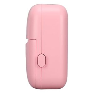 Pocket Thermal Printer, Mini Printer Shipping Label Printer Portable Printer for Shipping Packages Postage Address Home Small Business (Pink)