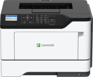 lexmark 36s0300 ms521dn compact laser printer, monochrome, networking, duplex printing (renewed)