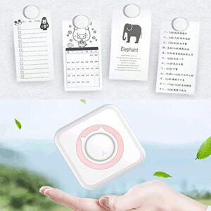 InstaProud - Portable Sticker Printer, Mini Portable Printer, Portable Photo Sticker Printer, Portable Label Sticker Printer (pink)