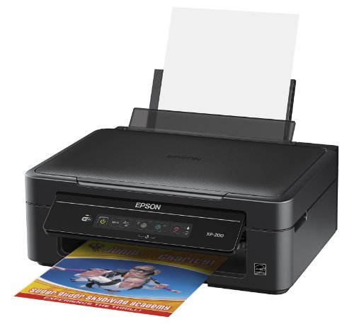 Epson Expression Home XP-200 Wireless All-in-One Color Inkjet Printer, Copier, Scanner (C11CC48201)