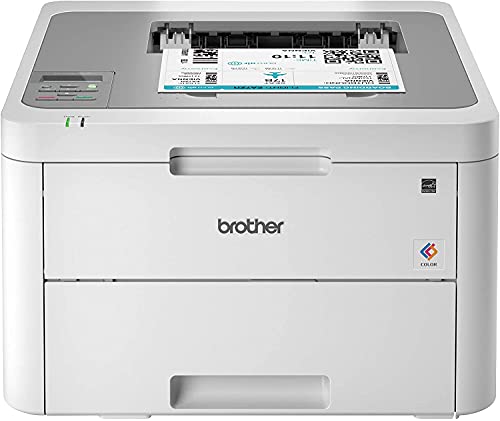 Brother HL-L32 10CW Series Compact Wireless Digital Color Laser Printer - Mobile Printing - Up to 19 Pages/Min - Up to 250-sheet/tray - Up to 2400 x 600 DPI - Mono Display + HDMI Cable