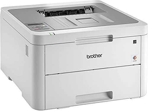 Brother HL-L32 10CW Series Compact Wireless Digital Color Laser Printer - Mobile Printing - Up to 19 Pages/Min - Up to 250-sheet/tray - Up to 2400 x 600 DPI - Mono Display + HDMI Cable