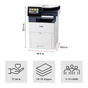 Xerox VersaLink C505/X Color Multifunction Printer, Amazon Dash Replenishment Ready,White