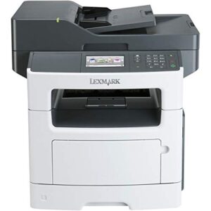 lexmark mx511de monochrome all-in one laser printer, scan, copy, network ready, duplex printing and professional features (renewed)