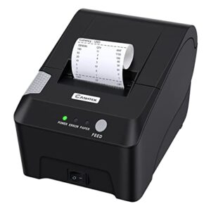 CASHTEK TP-58PLUS Thermal POS Printer, 58mm Receipt Printer, RS-232 Serial & Cash Drawer Interface for ESC/POS,Support Connect Money Counter Machine & Cash Drawer