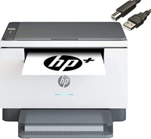 hp laserjet mfp m234dwe wireless black and white all-in-one laser printer print scan copy, auto 2-sided printing, 30 ppm – wulic printer cable