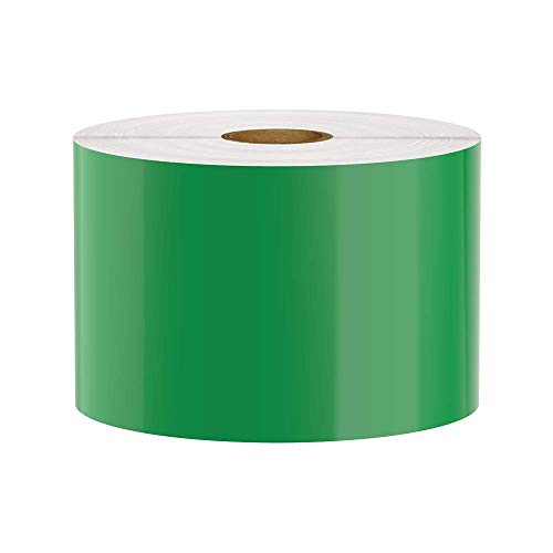 Premium Vinyl Label Tape for DuraLabel, LabelTac, VnM SignMaker, SafetyPro, Viscom and Others, Green, 3" x 150'