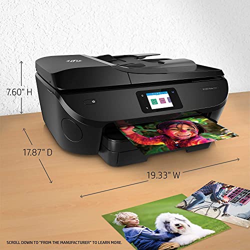 HP Envy Photo Series Printer Scanner Copier All in one with Wireless Printing, Color Laser Printer, 4800 x 1200 dpi, 2.65" CGD Touch Screen, Built-in Duplex Printing - JAWFOAL