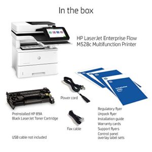 HP LaserJet Enterprise MFP M528c Monochrome All-in-One Printer with built-in Ethernet & 2-sided printing (1PV66A)