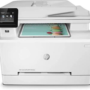 HP Laserjet Pro MFP M283cdw Wireless Color All-in-One Laser Printer, Print&Copy&Scan&Fax, up to 22 ppm, 600x600 dpi, 2.7" Color Touchscreen, Work with Alexa (7KW73A), with Lanbertent Printer Cable