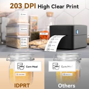 iDPRT Bluetooth Label Printer SP320 Thermal Label Printer, 1"-3.15" Width Wireless Label Maker with APP, Suitable for Home, Office, Mailing, Barcode, Support Windows, Mac, iOS and Android