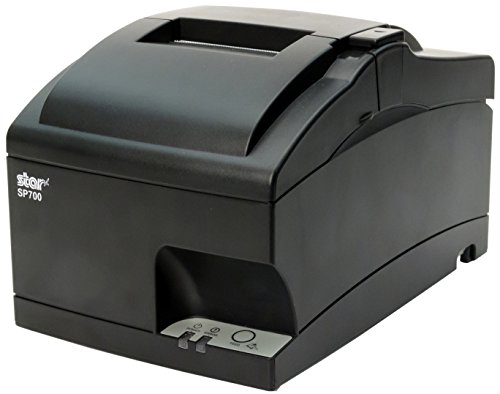 Star Micronics SP742MBi2 Bluetooth Impact Receipt Printer with Auto-cutter, Internal Power Supply, and Auto Connect for iOS - Gray (Renewed)