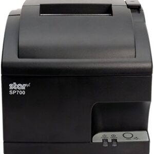 Star Micronics SP742MBi2 Bluetooth Impact Receipt Printer with Auto-cutter, Internal Power Supply, and Auto Connect for iOS - Gray (Renewed)