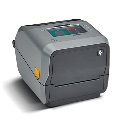 ZEBRA ZD621 Direct Thermal Desktop Printer Color Touch LCD 203 dpi Print Width 4-inch USB Serial Ethernet 802.11ac ZD6A142-D01L01EZ