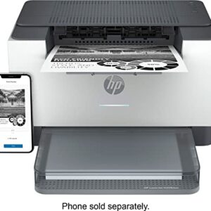 Hp Laserjet M20 Series Black-and-White Laser Printer, Mobile Device Printing, Automatic Two-Sided Printing, with 6 Months of Toner Through HP+, Wireless, White & Slate, with MTC Printer Cable