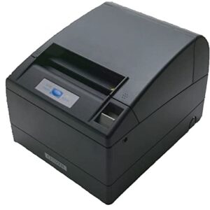 citizen america ct-s4000ubu-bk ct-s4000 series pos thermal printer, 112 mm paper, 150 mm/sec print speed, 69 columns, usb connection, black