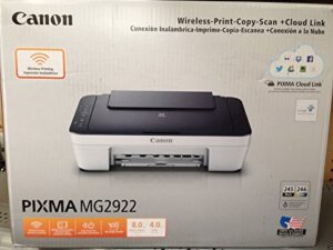 canon pixma mg2922 wireless all-in-one inkjet printer, 4800 x 600 dpi – blue finish