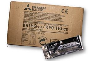 mitsubishi k91hg-ce / kp91hg-ce high glossy thermal paper