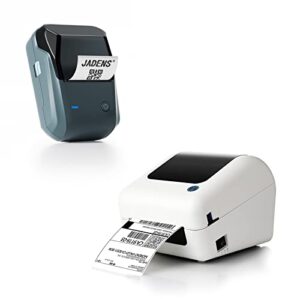 jadens thermal label printer & bluetooth label maker