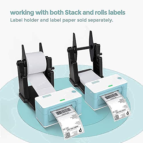 MUNBYN P941 Shipping Label Printer 4x6 Label Printer for Shipping Packages Thermal Direct Shipping Label (Pack of 500 4x6 Fan-Fold Labels) - Commercial Grade