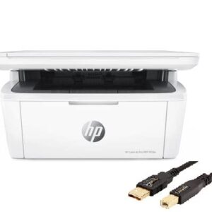 HP Laserjet Pro M29w All-in-One Wireless Laser Printer with Mobile Printing, Print, Copy, scan, Wireless, 19 ppm, 600 x 600 dpi, LCD Display, White, W/MD Cable