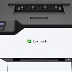 Lexmark C3224dw Color Laser Printer with Wireless Capabilities, Standard Two Sided Printing, Two Line LCD Screen with Full-Spectrum Security and Prints Up to 24 ppm (40N9000) (Renewed)