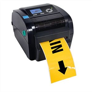 4 inch pipe marker printer kit, 300 dpi, includes ink & vinyl label roll