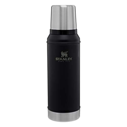 Stanley Classic Vacuum Insulated Wide Mouth Bottle - BPA-Free 18/8 Stainless Steel Thermos for Cold & Hot Beverages – Keeps Liquid Hot or Cold for Up to 24 Hours