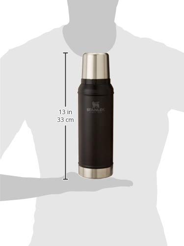 Stanley Classic Vacuum Insulated Wide Mouth Bottle - BPA-Free 18/8 Stainless Steel Thermos for Cold & Hot Beverages – Keeps Liquid Hot or Cold for Up to 24 Hours