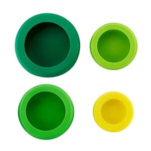 hoan silicone food huggers, set of 4, assorted