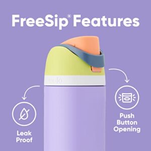 Owala FreeSip Insulated Stainless Steel Water Bottle with Straw for Sports and Travel, BPA-Free, 24-Ounce, Retro Boardwalk