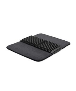 umbra udry dish drying mat, black